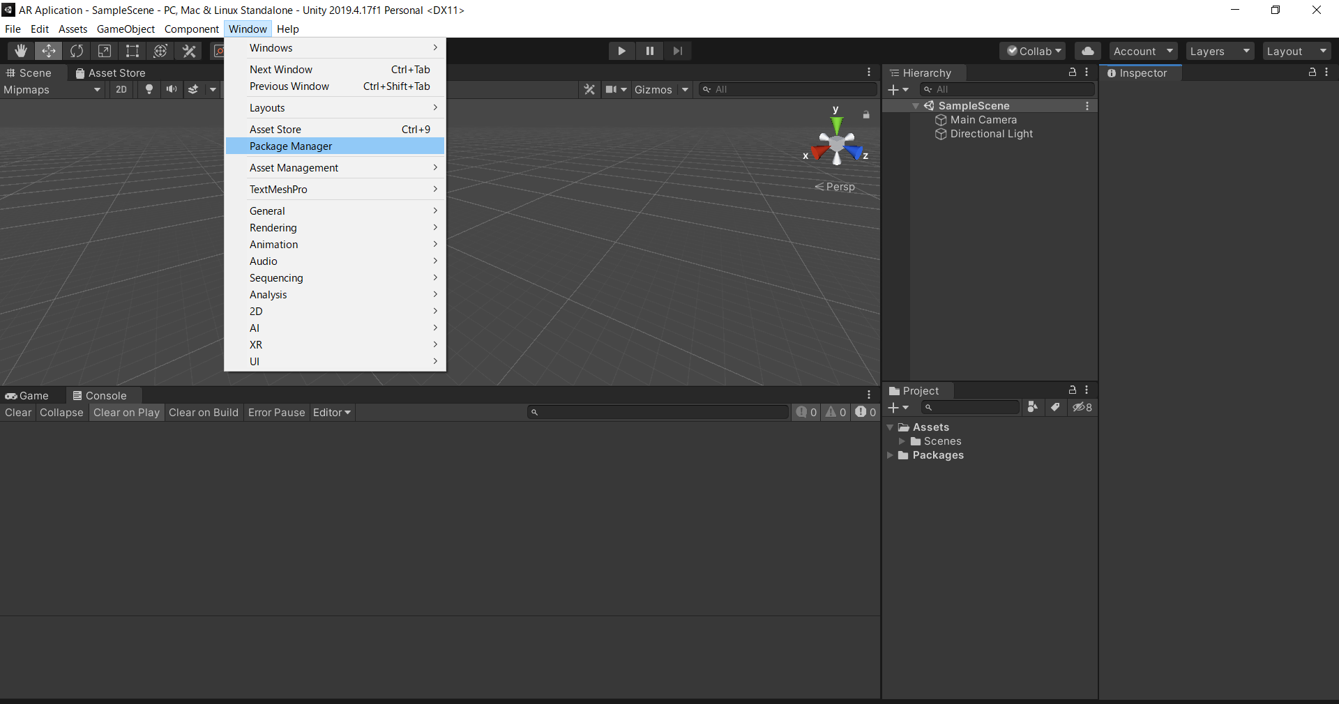 UnityにAR Foundationを導入！ARアプリ開発の準備をしよう！ | Teech Lab.