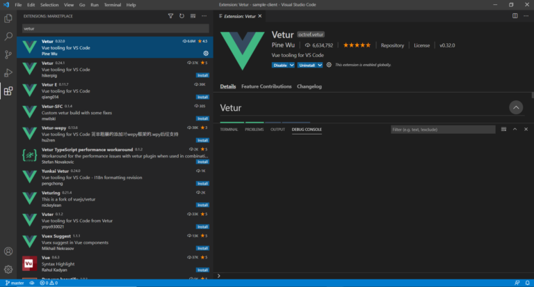 【vuejs入門】vue開発に必要なvscodeの設定をしよう!必須extensionsやターミナルの起動方法を紹介